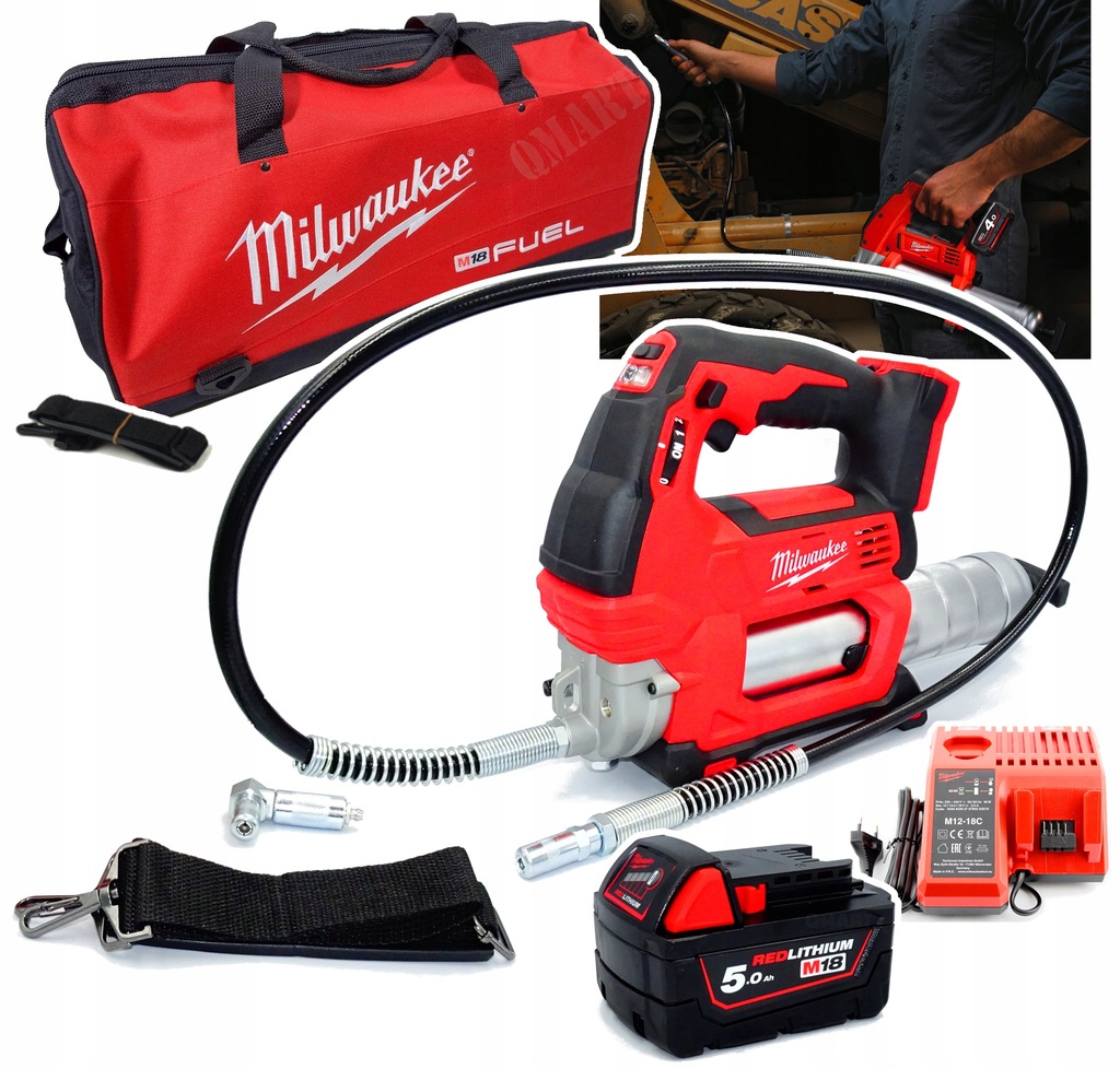 Milwaukee M18 GG-501B Smarownica M18GG 4933440493 - 12563911568 ...