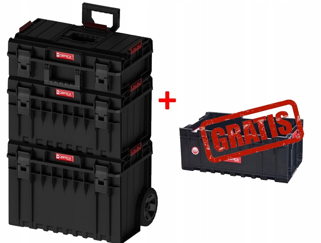 QBRICK ONE CART PROFI SET Zestaw skrzynek 3 elemen - 9289116175 ...