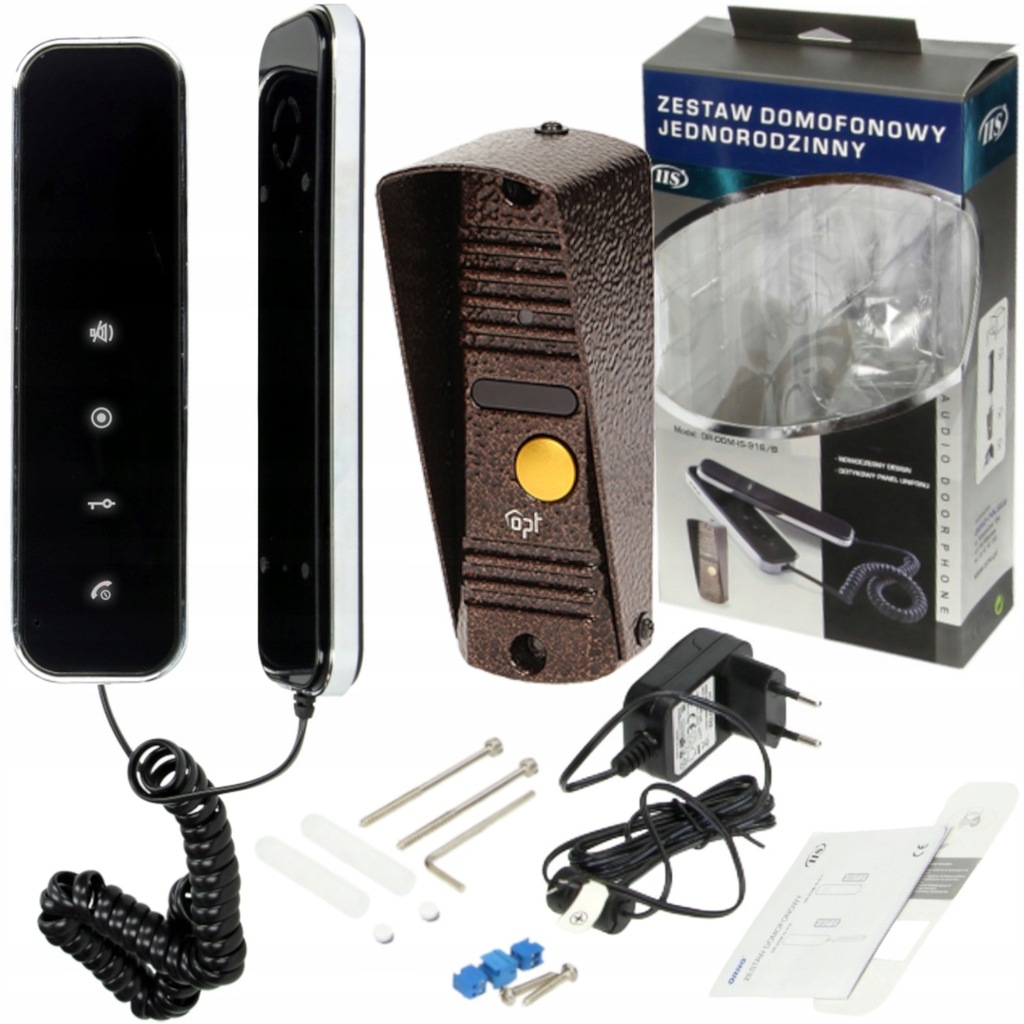DOMOFON DO FURTKI JEDNORODZINNY DASZEK OCHRONNY - 13438330233 - oficjalne archiwum Allegro