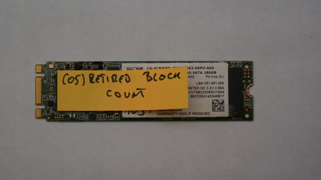 SSD Intel M.2 2280 180 GB - 10962532432 - oficjalne archiwum Allegro