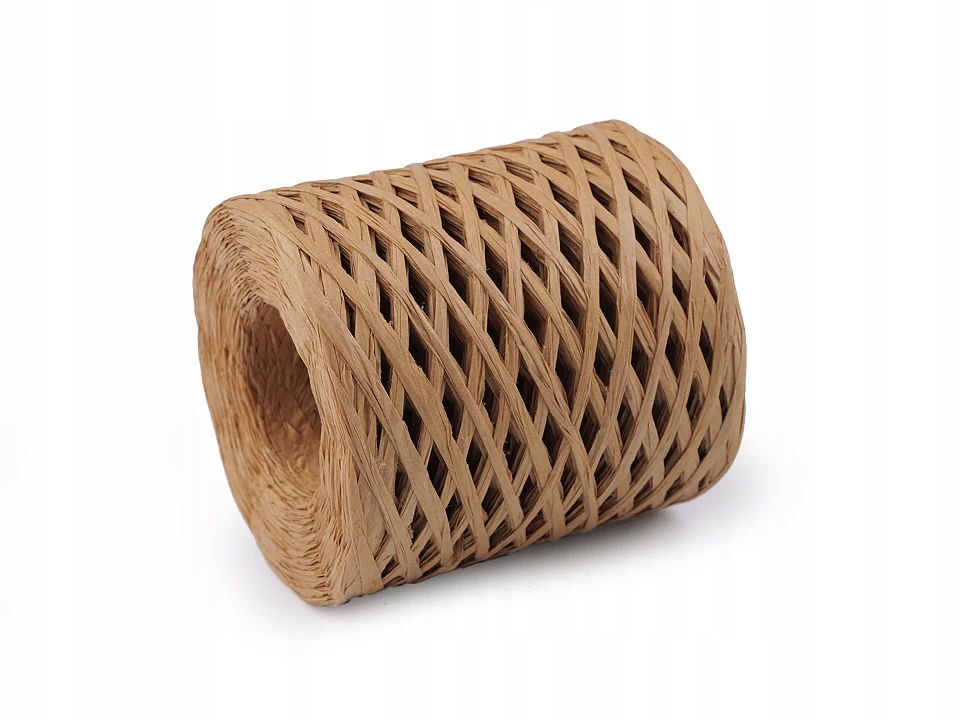 Naturalna rafia / 2-5mm / 200 m / naturalny brąz - 13340748849 ...