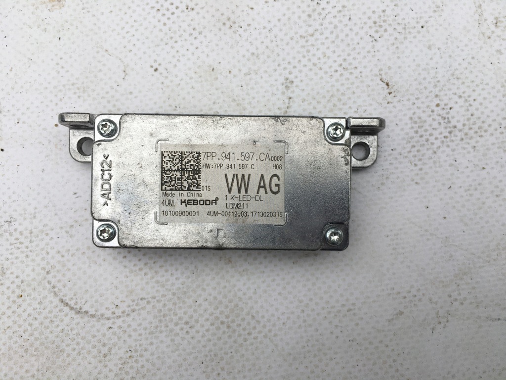 Moduł led Skoda VW 7PP941597CA ORYGINAŁ DEMONTAŻ - 12866035898 ...