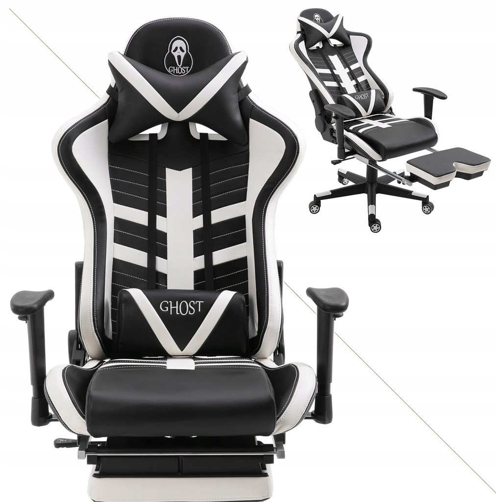 FOTEL GAMINGOWY GHOST-SIX rozkładany - 11017195902 - oficjalne archiwum ...