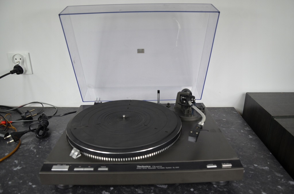 GRAMOFON TECHNICS SL-Q33 QUARTZ CZARNY NOWA IGŁA - 12924339517 ...