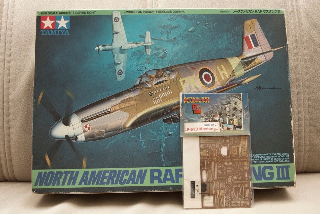 Tamiya 61047 North American RAF MUSTANG III S48-010 - 14464307210 ...