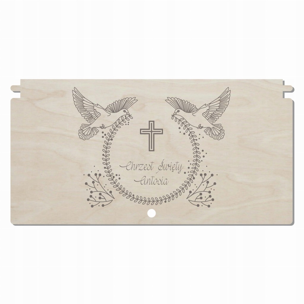 PS39 Zamykane pudełko na banknoty Chrzest z gołąbk - 12643926535 - oficjalne archiwum Allegro