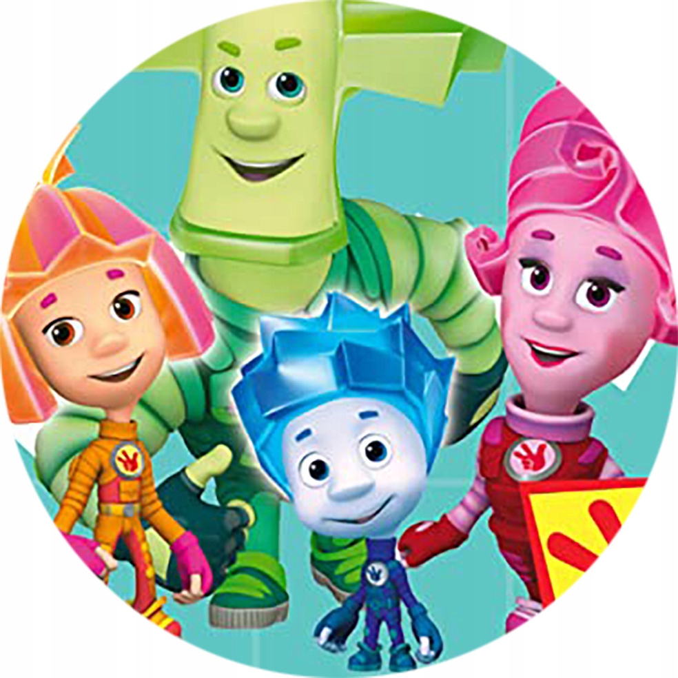 OPŁATEK NA TORT FIKSIKI NOLIK SIMKA PAPUS 300 WZORÓW + WIEK ...