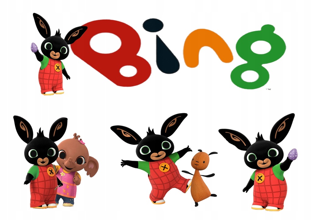 OPŁATEK JADALNY POSTACIE DO WYCIĘCIA - BING BAJKA - 11772245934 ...