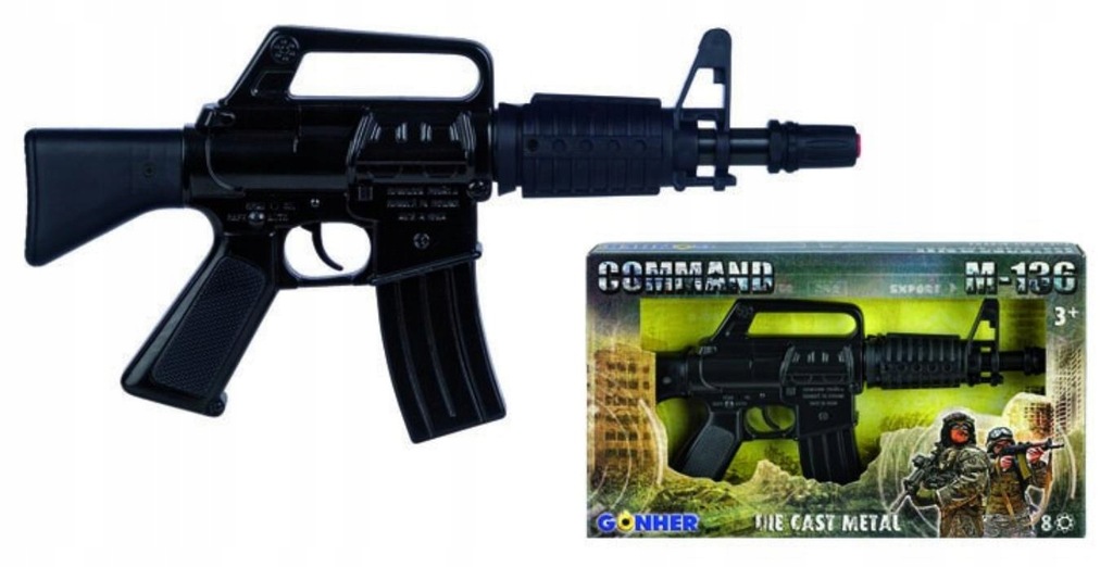 PISTOLET METALOWY GONHER 136/6 PULIO - 14372473461 - oficjalne archiwum Allegro