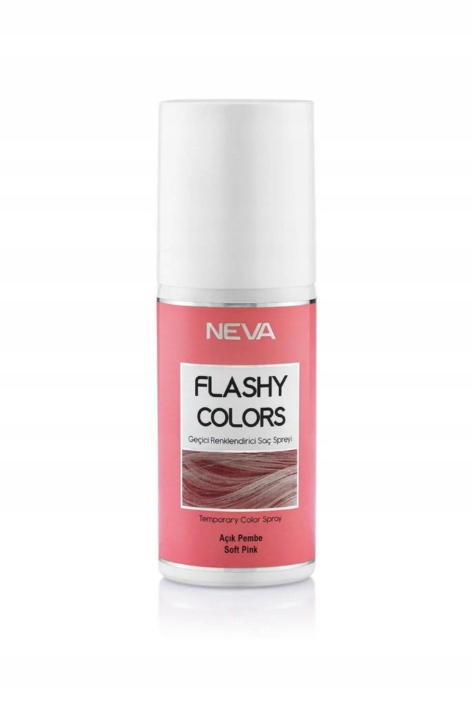 NEVA FLASHY COLORS SPRAY DO KOLORYZACJI WŁOSÓW SOFT PINK 75ML ...
