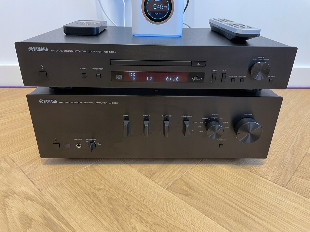 Odtwarzacz sieciowy Yamaha CD-N301 Airplay Spotify - 11465726996 - oficjalne archiwum Allegro