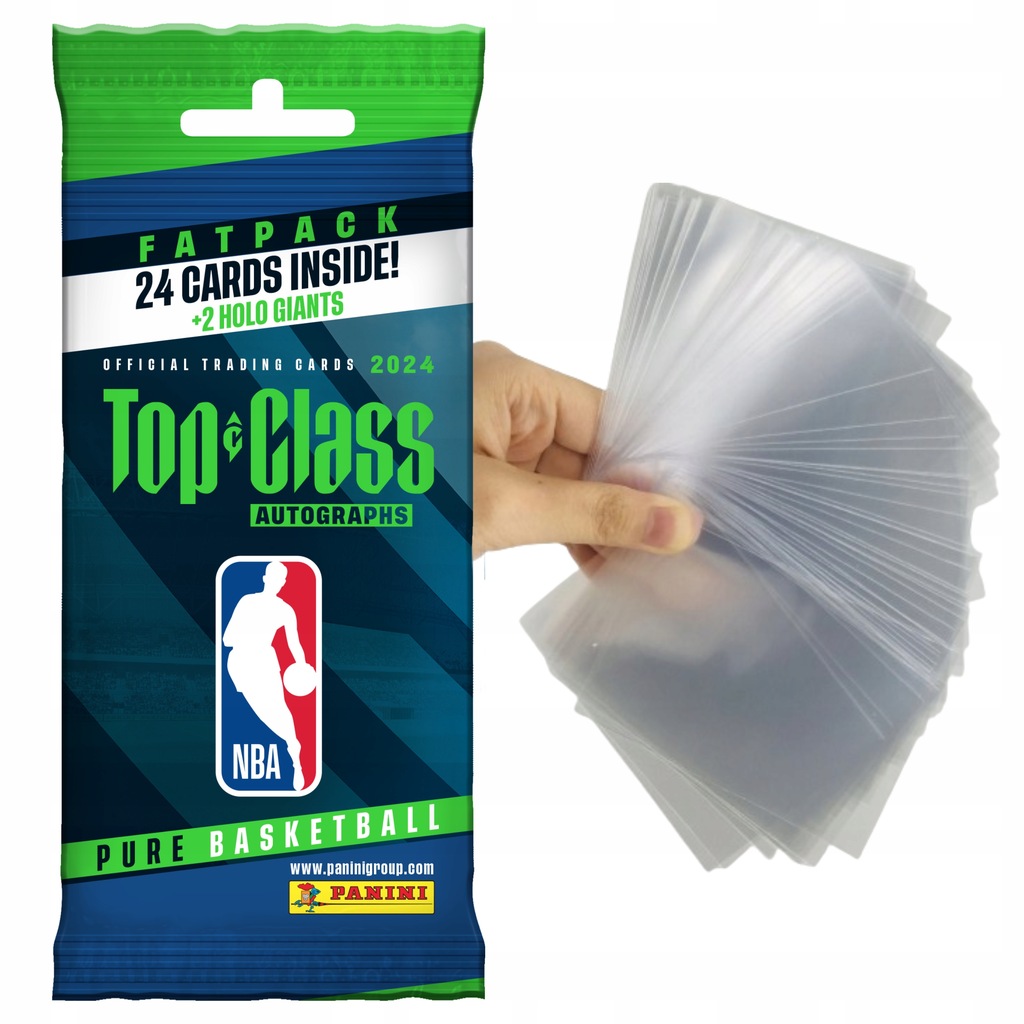 Fat Pack Top Class 2024 Panini Basketball Pure Karty 24 + 2 Holo Giants ...