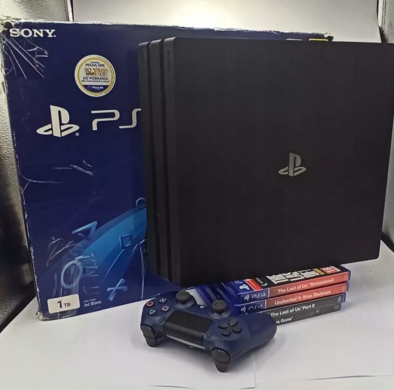 KONSOLA PS4 PRO CUH7116B 1T+ 4GRY,PAD,PUD,HDMI - 14695208188 - oficjalne archiwum Allegro