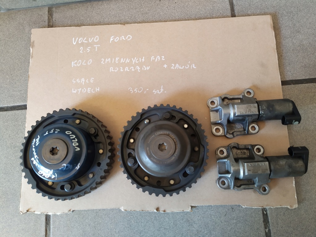 KOŁO ZMIENNYCH FAZ ROZRZĄDU+ ZAWÓR VOLVO FORD 2,5T - 12589229717 - oficjalne archiwum Allegro