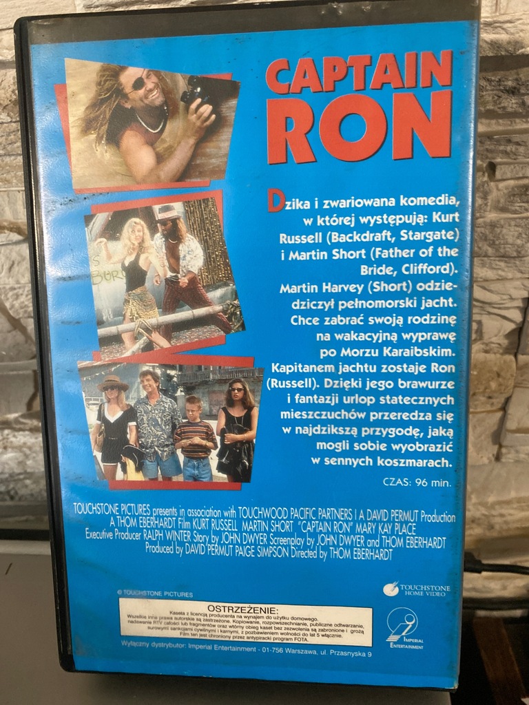 Kapitan Ron VHS Kurt Russell - 13557777602 - oficjalne archiwum Allegro