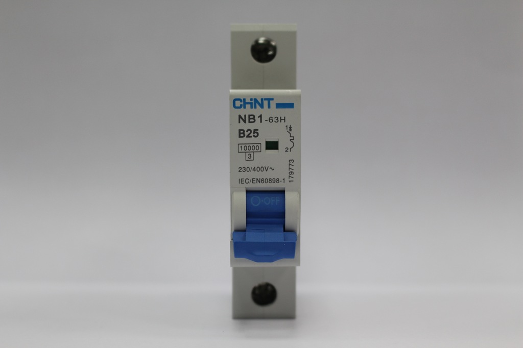 Wyłącznik nadprądowy NB1-63H B 25A/10kA 1P (10 sztuk) - 14391831896 - oficjalne archiwum Allegro