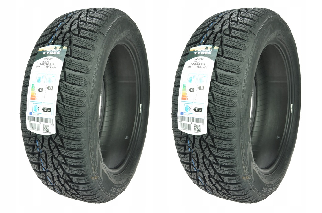 2 x 205/55R16 91T WR D4 Nokian ZIMA - 6501257114 - oficjalne archiwum Allegro