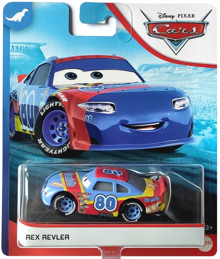 MATTEL CARS AUTA REX REVLER GASK ITS #80 DINOCO 400 1:55 NOWY ...