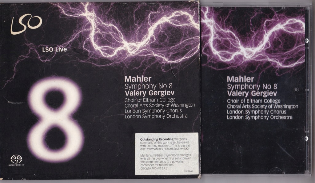 Mahler: Symphony No.8 / Valery Gergiev, London Symphony Orchestra SACD - 14824838789 - oficjalne ...