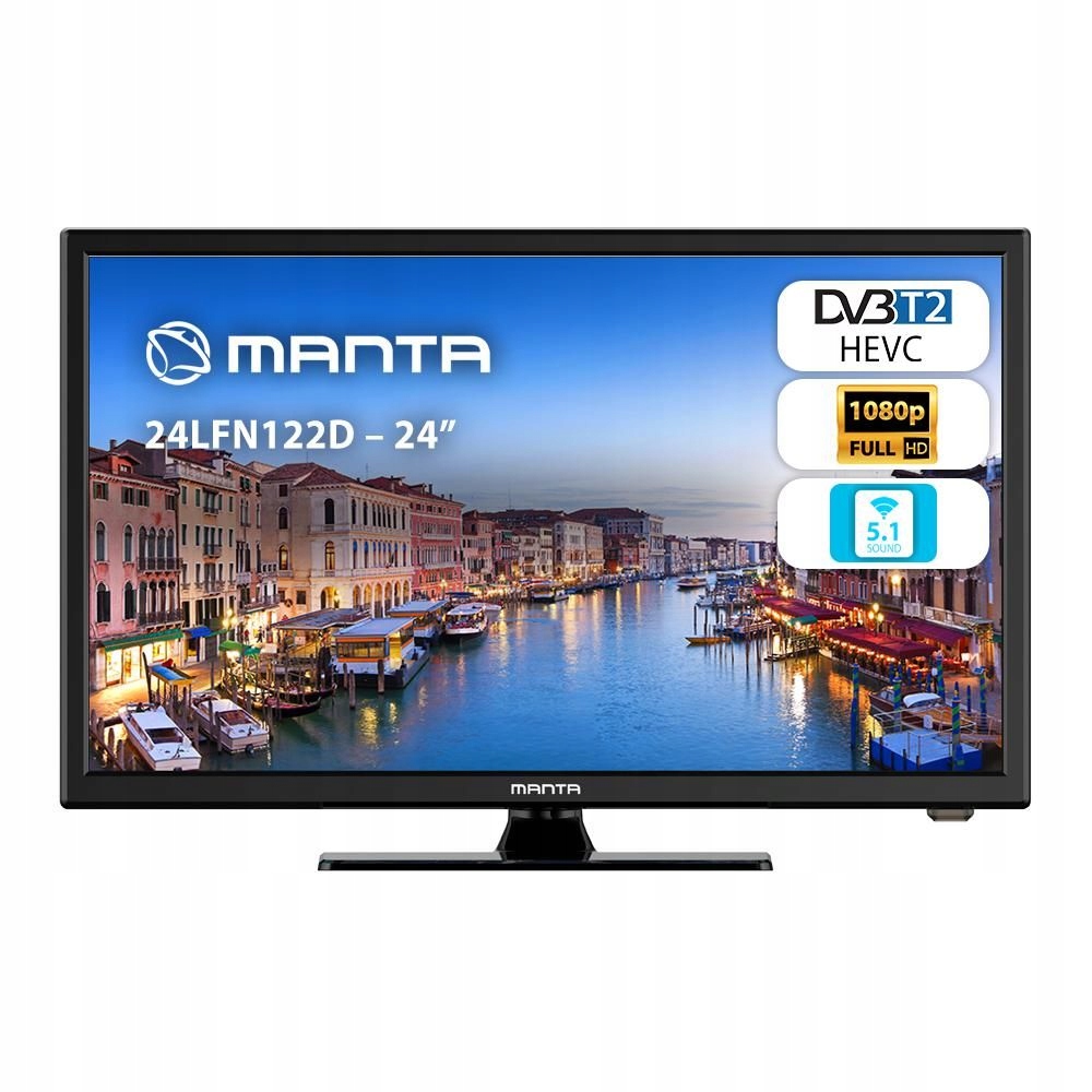 TELEWIZOR LED 24 MANTA 24LFN122D Full HD - 12559685028 - oficjalne archiwum Allegro