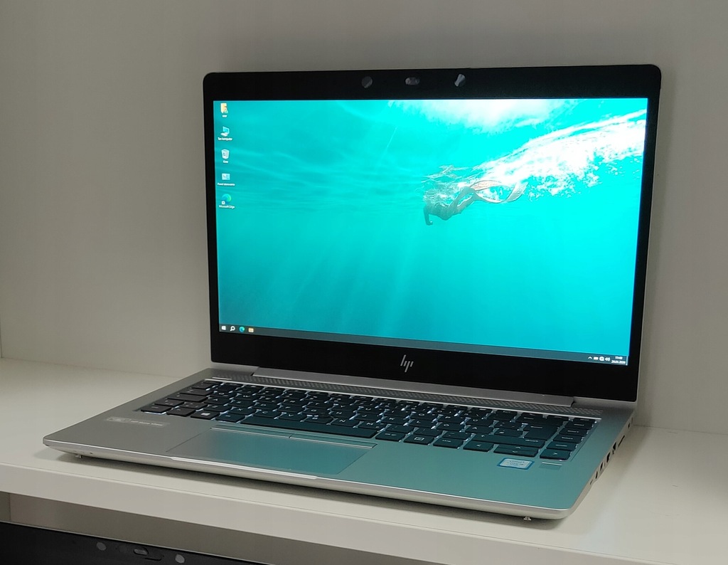 Laptop HP 840 G5 Intel i5-8350u 16GB-DDR4 14" 120Hz 256GB W10 Radeon RX ...