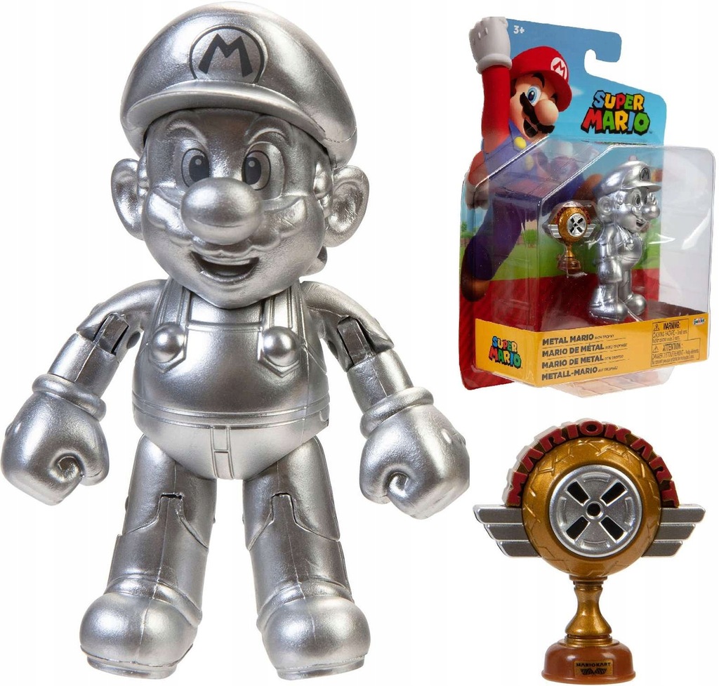 FIGURKA SUPER MARIO METAL METALOWY MARIO BROS 10cm - 12756671477 ...