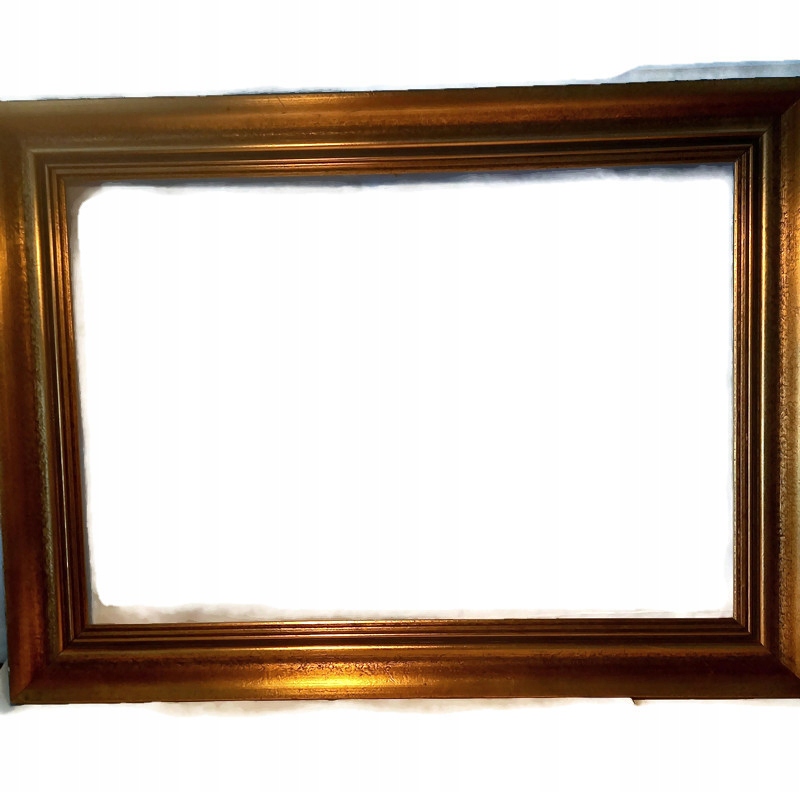Rama do obrazu drewniana złota vintage /RE - 12246311067 - oficjalne ...