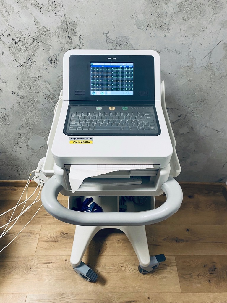 Aparat EKG PHILIPS TC30 - 13127332186 - oficjalne archiwum Allegro