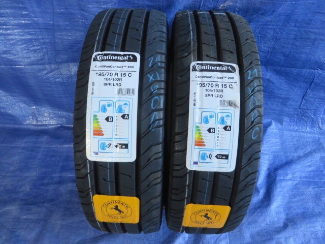 CONTINENTAL VAN CONTACT 200 OPONY LATO 195/70/15C - 11419856008 ...