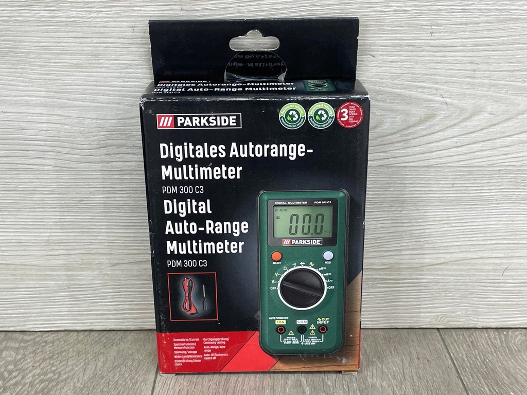 Miernik Cyfrowy PARKSIDE PDM 300 C3 - 15473249130 - oficjalne archiwum Allegro