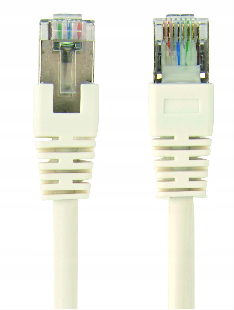 Kabel sieciowy do internetu RJ45 LAN FTP Kat6 0.5m - 12684554724 ...