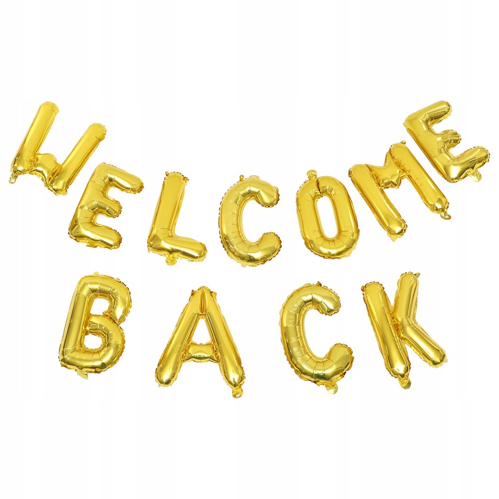 Welcome Back Helium Balloon Alphabet Balloons - 14389420001 - oficjalne ...
