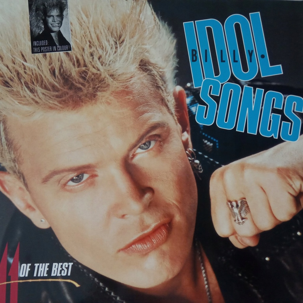 BILLY IDOL , songs , 11 of the best , plakat 1988 - 13133967495 ...