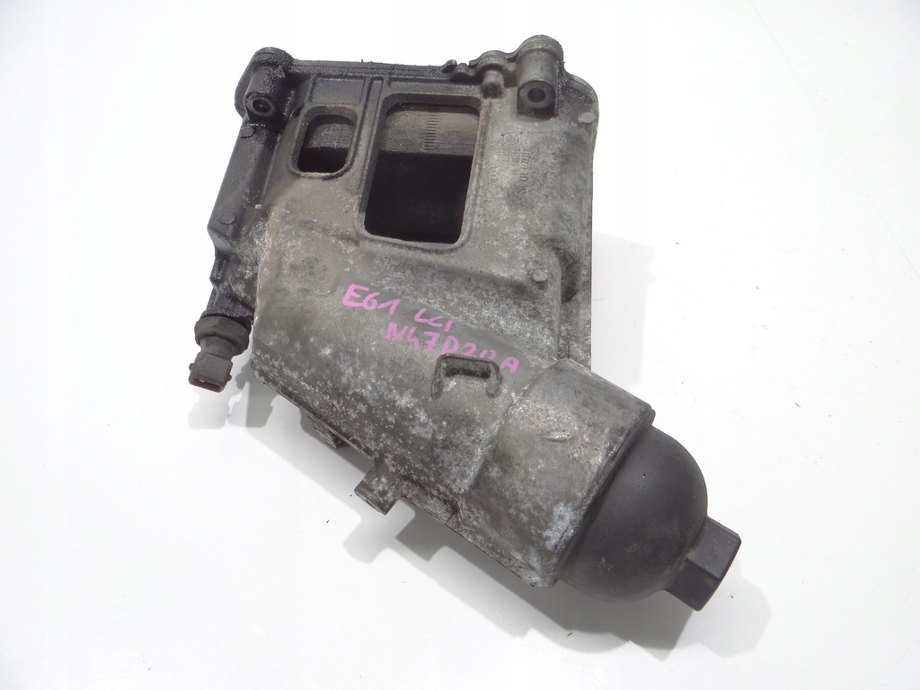 PODSTAWA OBUDOWA FILTRA OLEJU BMW E60 E61 LCI N47 2.0D 7797392 ...