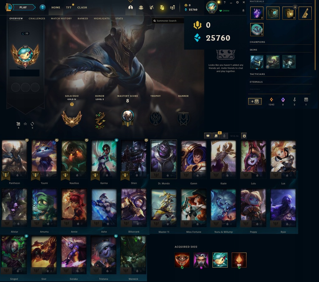 LOL EUNE sezon 12 Złoto 4 konto smurf #244 - 12624552234 - oficjalne ...