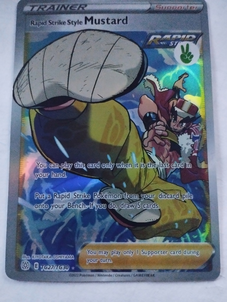 legendarna odblaskowa karta pokemon MUSTARD - 12849224869 - oficjalne ...