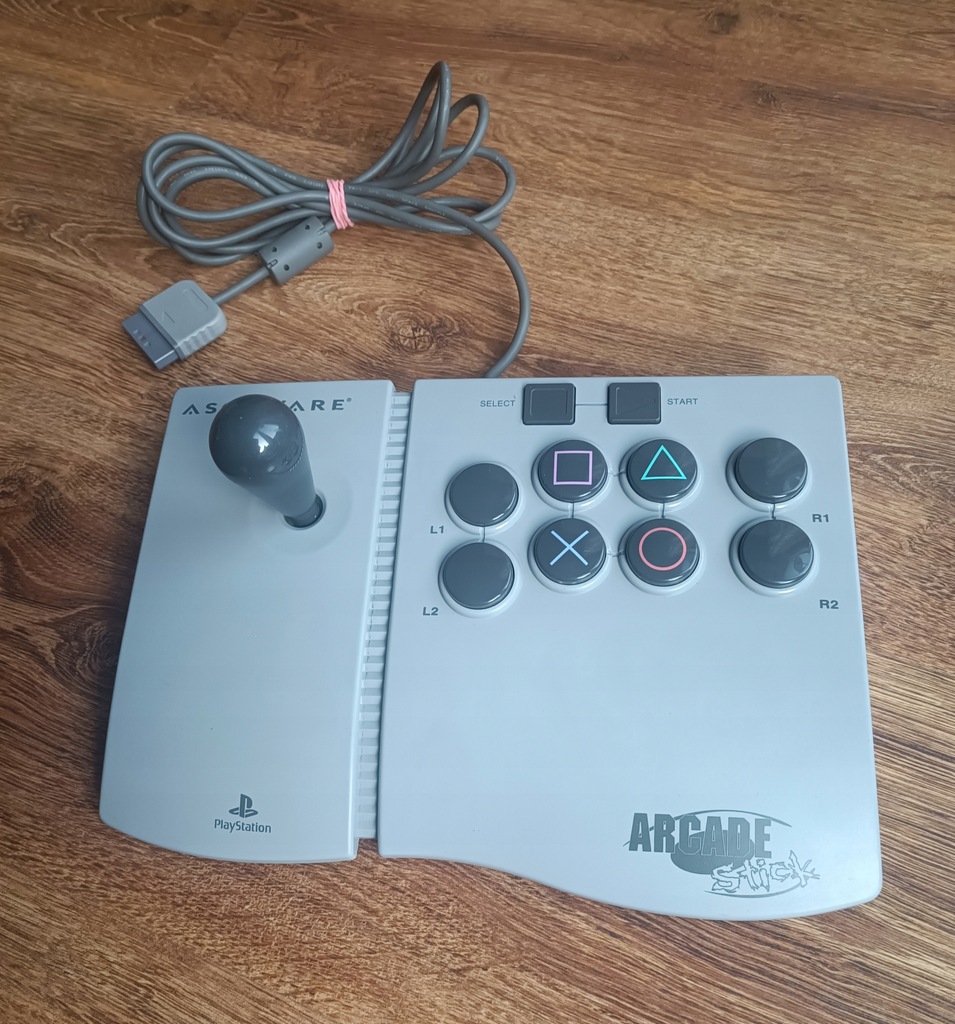 Kontroler ASCIIWARE PSX PS1 PSONE PS2 ARCADE STICK - 13289894938 - oficjalne archiwum Allegro