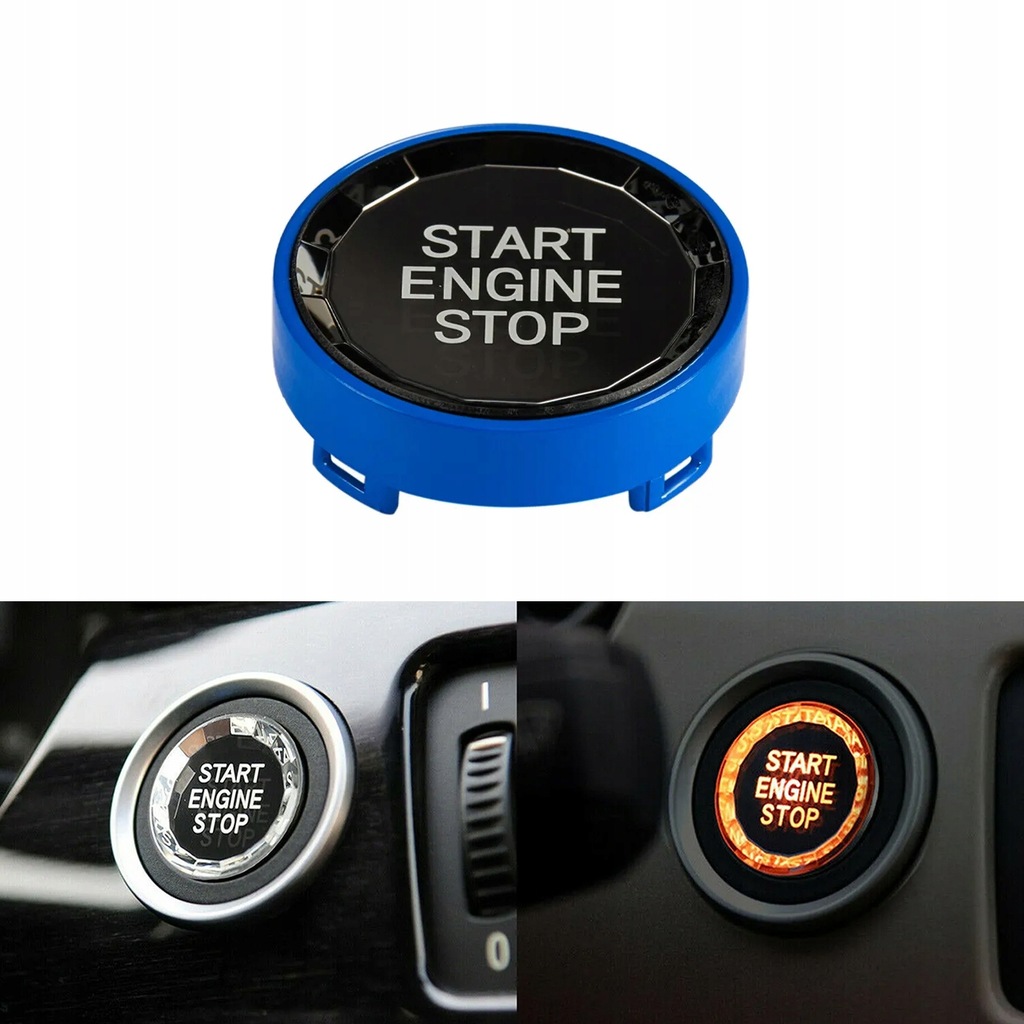 PRZYCISK START STOP BMW KRYSZTAŁ E87 E90 E91 E92 E93 E60 E84 E83 E70 E71 - 14389501340 ...
