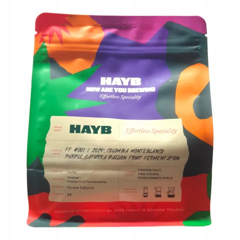 Hayb Colombia Monteblanco Purple Caturra Passion Fruit Fermentation ...