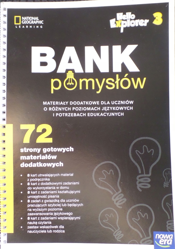 HELLO EXPLORER 3 Bank pomysłów testy karty pracy - 12818019843 ...