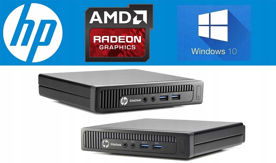 Slim PC HP Elite 705 G1 AMD A8 8GB 120SSD W10 DP - 12623270578 ...