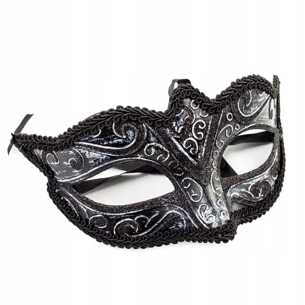 MASKA WENECKA KARNAWAŁ zdobiona BAL TAJEMNICZA - 8818429868 - oficjalne ...