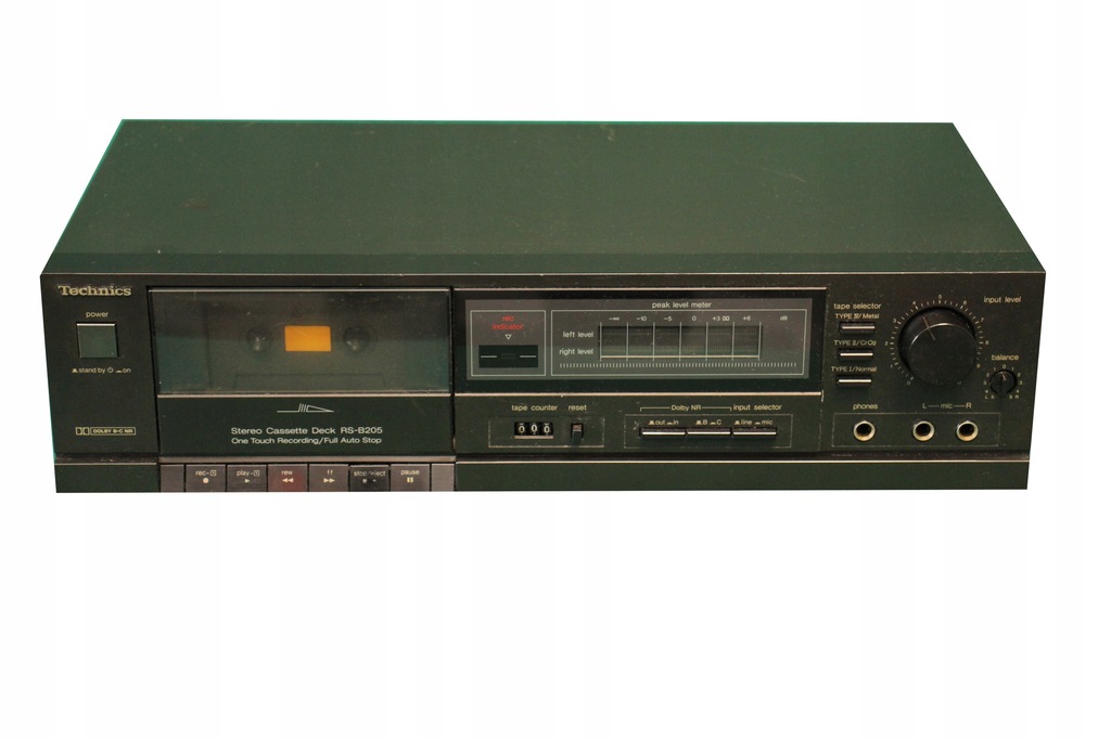 Magnetofon Technics RS-B205 - 15224548684 - oficjalne archiwum Allegro