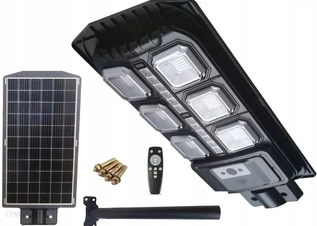 Lampa Latarnia LED Solarna Uliczna 200W UCHWYT - 12371252091 - oficjalne archiwum Allegro