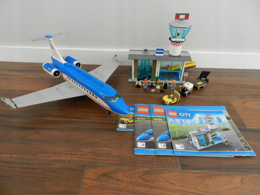 LEGO CITY 60104 LOTNISKO SAMOLOT AIRPORT 2016 - 11917689777 - oficjalne ...