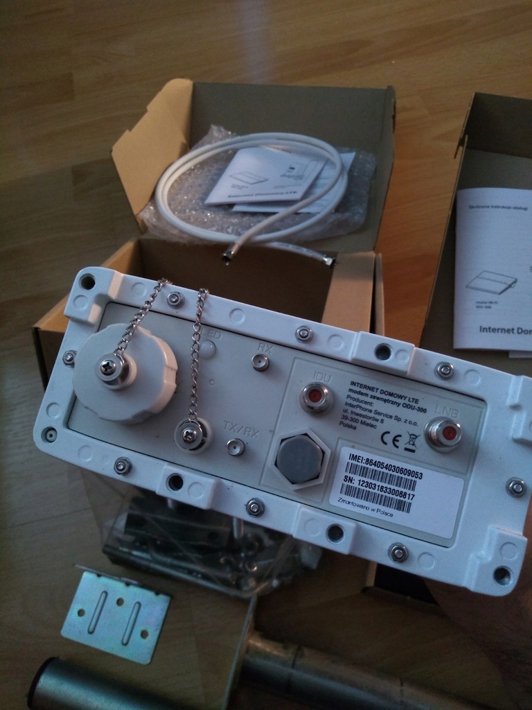 Zestaw ODU IDU 300 modem Wi-Fi LTE - 12460672601 - oficjalne archiwum ...