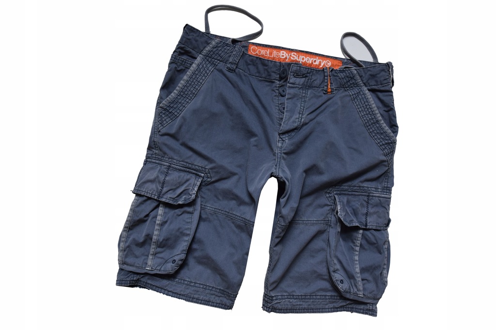 SUPERDRY PANT BOJÓWKI CARGO SPODENKI r XL 36 pas. 96 - 17526832070 ...