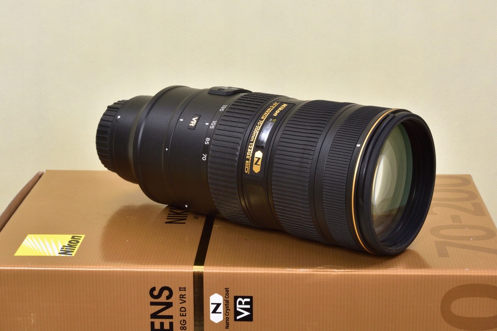 Nikon NIKKOR AF-S 70-200 mm f/2.8 VR II G, jak NOWY - 15107547622 - oficjalne archiwum Allegro