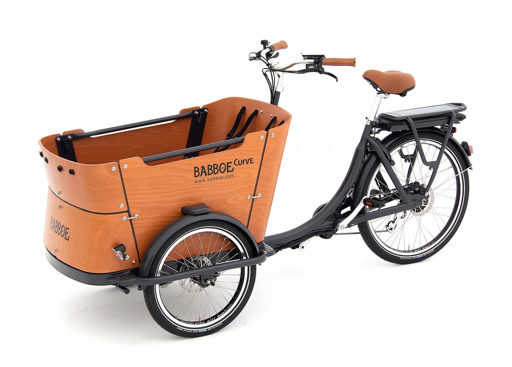 Babboe Curve-E elektryczny rower towarowy cargo - 11534373104 ...