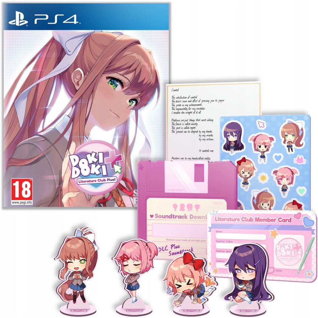 Doki Doki Literature Club Plus! Ps4 Playstation 4 - 10996483689 ...